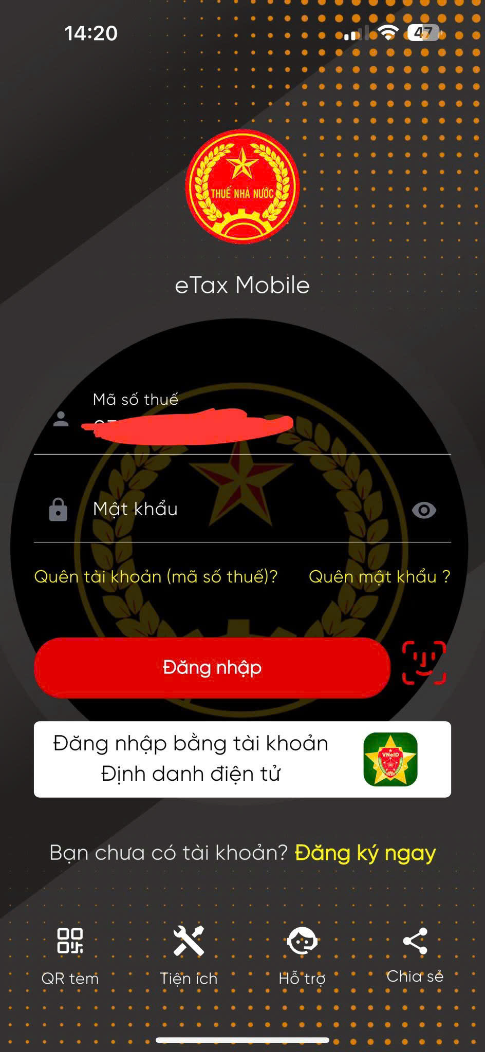 Hướng dẫn nộp tờ khai 01/DKTD-HDDT mới nhất từ 01/7/2025 và hướng dẫn xác thực trên Etax mobile